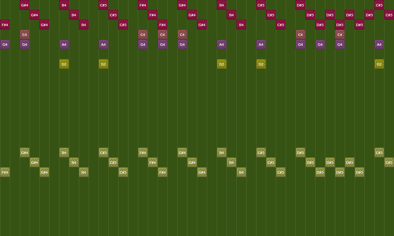 竹 (Ta ke) | Note Block World