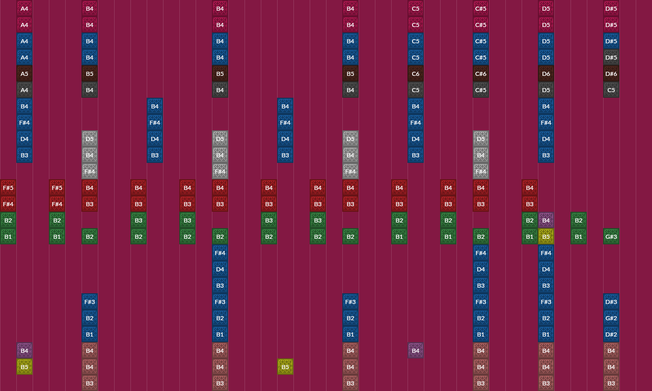 Flower Dance / 花舞 ( Rolling Sky OST / 滚动的天空 OST) | Note Block World