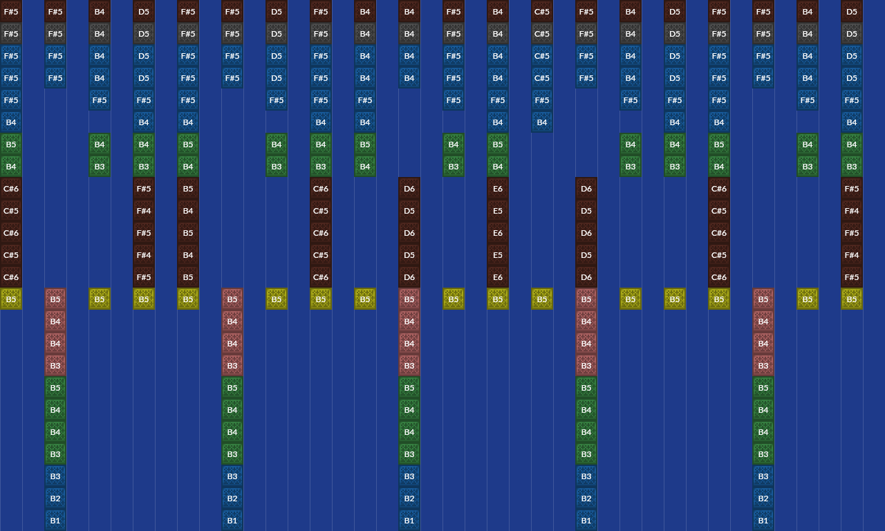Lov-E / Storms & Love 电·爱 / 风雨同行 (Rolling Sky OST / 滚动的天空OST) | Note Block World