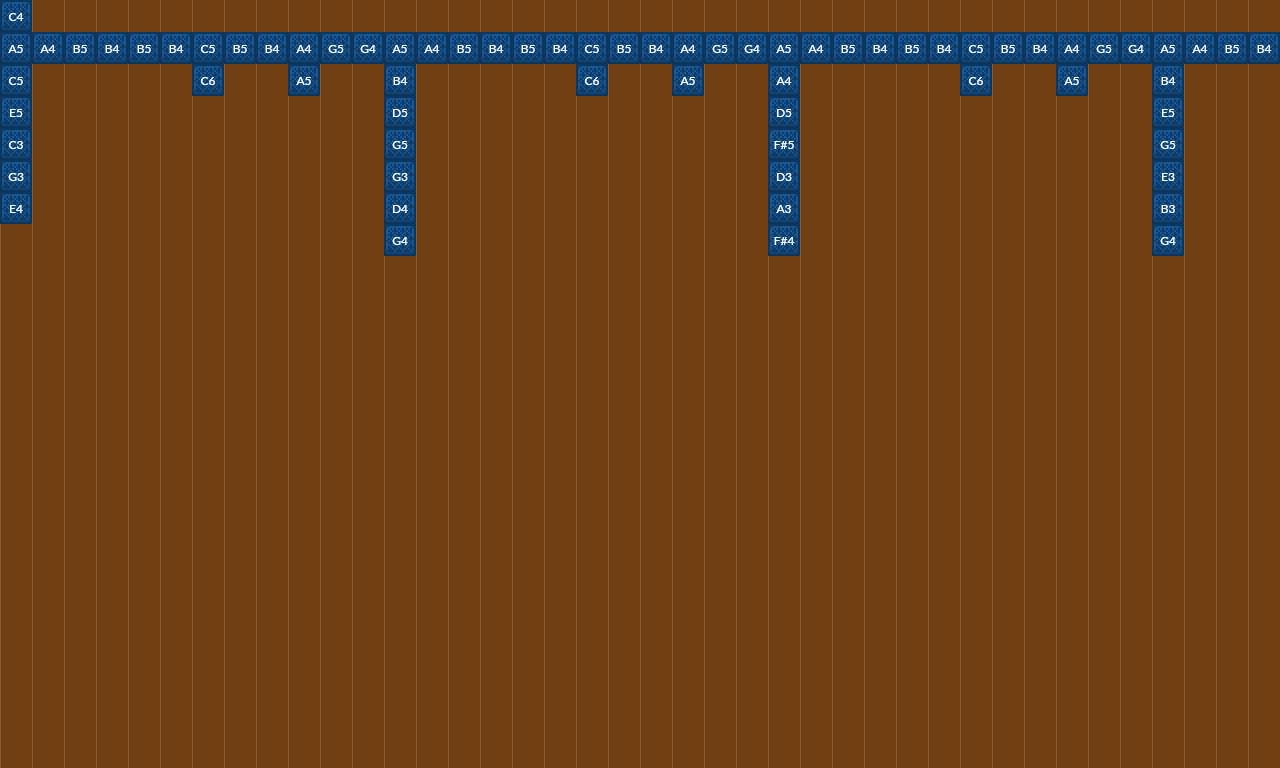 Golden (Piano Solo) | Note Block World