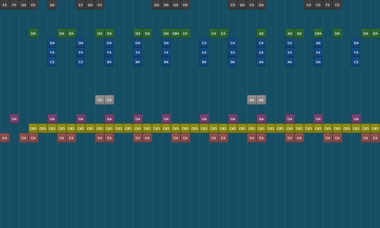 I Wish You Love (bossa nova ver) | Note Block World
